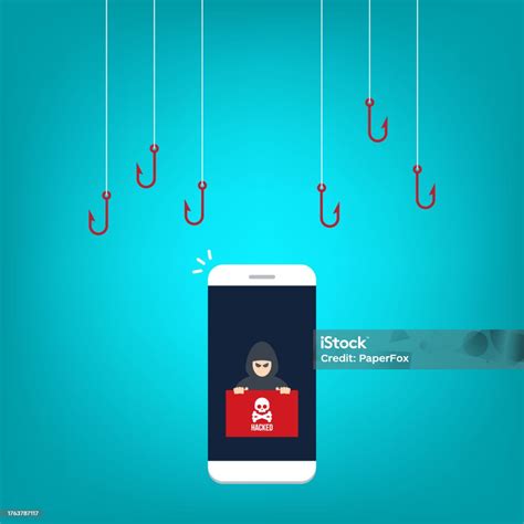 해커 공격 해커 및 사이버 범죄자 피싱 신원 도용 사용자 로그인 비밀번호 문서 이메일 및 신용 카드 해킹 및 웹 보안 인터넷 피싱 개념입니다 벡터 그림 화이트 칼라 범죄에