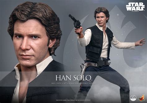 Star Wars A New Hope Hot Toys Han Solo Quarter Scale Figure The
