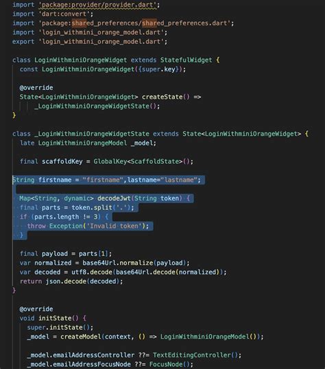 Custom Action For Decoding Jwt And Saving Info In Shared Preferences