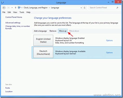 How To Change The Display Language In Windows WinTips Org