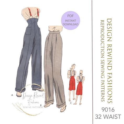 Vintage Pants Pattern Artofit