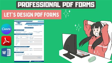 design interactive and clickable fillable pdf forms by the private fiverr
