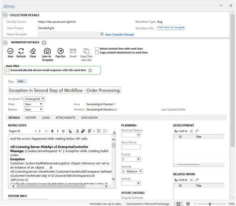 Overview Of Almo Work Item Form Almo