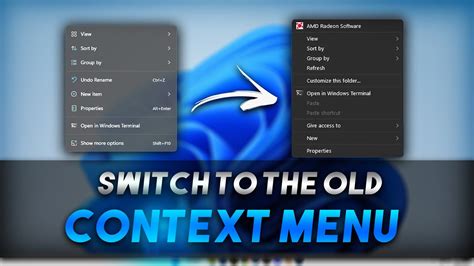 🛠️switch To The Default Context Menu Right Click Menu In Windows 11
