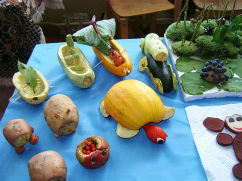 Композиція з овочів і фруктів Осінні фантазії Гурінчук Леся Сергіївна