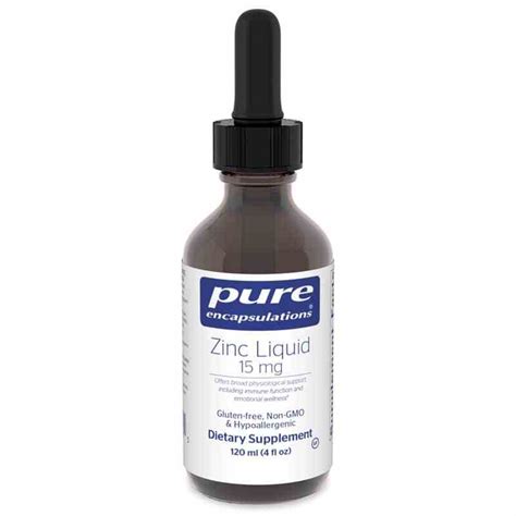 Zinc Liquid 15 Mg Pure Encapsulations