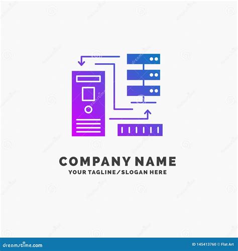 Combination Data Database Electronic Information Purple Business