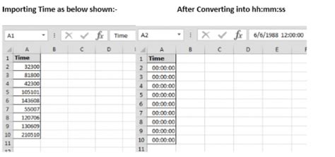 Text To Time Conversion In Microsoft Excel