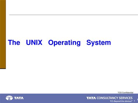 Ppt The Unix Operating System Powerpoint Presentation Free Download