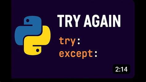 Learn Python Error Handling With Music Catchy Tryexcept Song For Beginners Song 8 Youtube