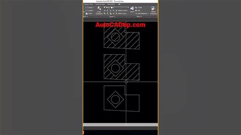 Autocad For Beginner Island Display Style Hatch Ntd Tutorials