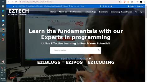 Shahrukh Qureshi On Linkedin Frontend Ezitech Company Website Dm24vsjj