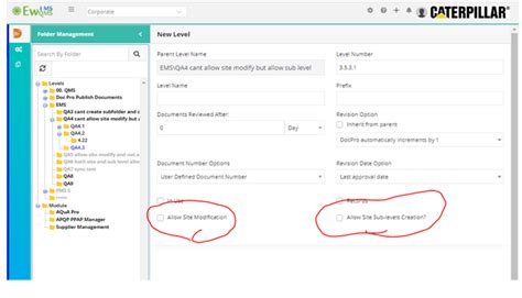 Bug 21921 Folder Management Allow Site Level Modification And Allow Sub Level Creation Is