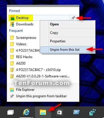 How To Pin Or Unpin Folder Locations For Quick Access In Windows Tutorials