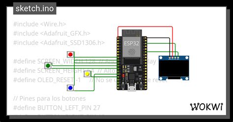Pixel Controlado Por 4 Botones Wokwi Esp32 Stm32 Arduino Simulator