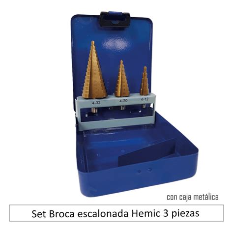 Set Broca Escalonada Hemic Ferretería San Carlos
