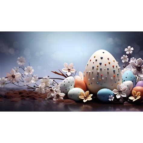Premium Psd Easter Egg Background Image