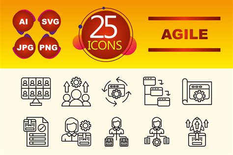 Agile Graphic By Circlontech Creative Fabrica