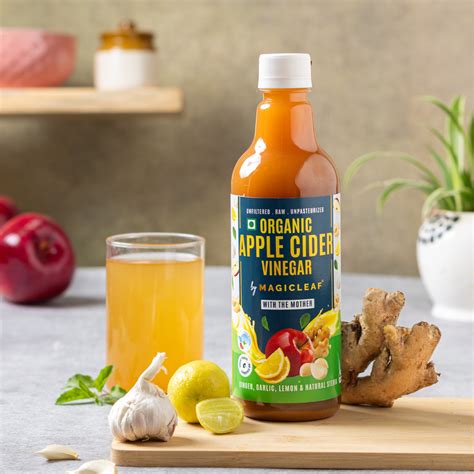 Organic Himalayan Apple Cider Vinegar 𝑭𝒍𝒂𝒗𝒐𝒓 𝑮𝒊𝒏𝒈𝒆𝒓 𝑮𝒂𝒓𝒍𝒊𝒄 And 𝑳𝒆𝒎𝒐𝒏