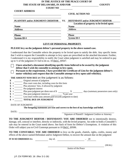 Levy Property Form Fill Out And Sign Online Dochub