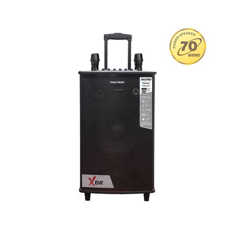 Polytron Professional Portable Bluetooth Karaoke Speaker Pas Pro15f7
