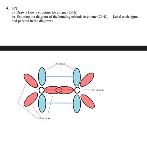 Solved A Draw A Lewis Structure For Ethane C H Chegg Com