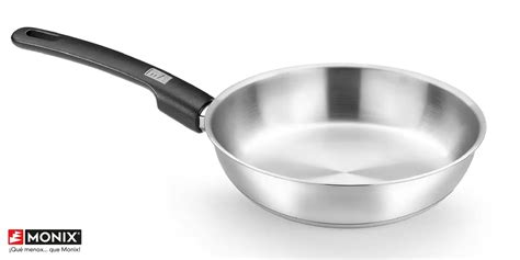Cocina Más Natural Sartén Monix De Acero Inoxidable Sin Antiadherente