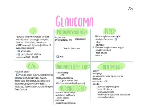 Glaucoma Lecture Notes Nrs 110 Studocu