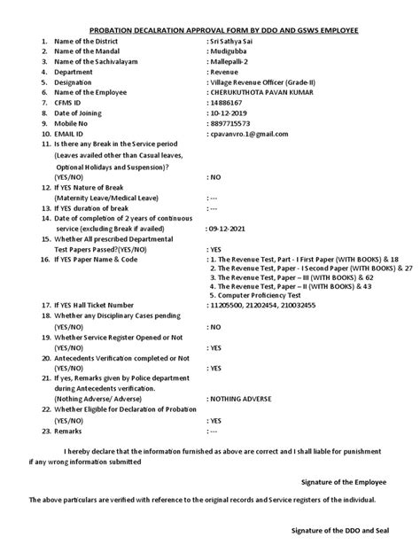 Probition Declaration Form Pdf Justice Crime And Violence Probition Declaration Form Pdf Justice Crime And Violence