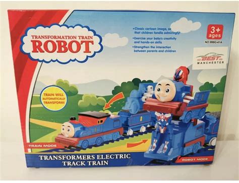 Thomas Robot Trains Tracks Transformer Robot Transforming Toy Figure Toys Set £12 99 Picclick Uk