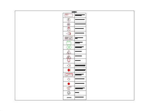 Nfpa 170 Symbols Standard For Fire Safety And Emergency Symbols In