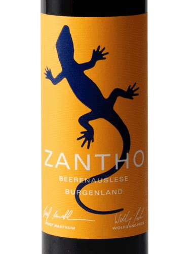 2017 Zantho Beerenauslese | Vivino US