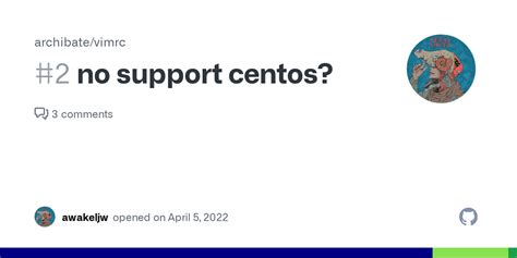 No Support Centos · Issue 2 · Archibatevimrc · Github