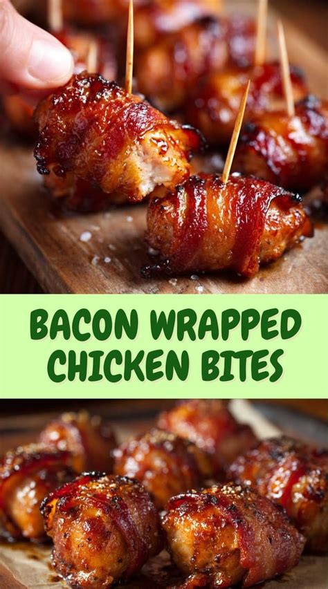 Bacon Wrapped Chicken Bites Belly Full Artofit