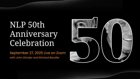 Nlp Life Training 🔷do You Want To Learn Success Strategies From Dr Richard Bandler Himself