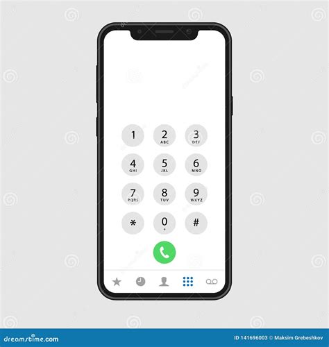 Phone Call Screen Set Interface Template Slide To Answer Accept