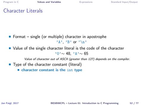 c program handouts ppt