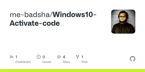 GitHub Me Badsha Windows Activate Code