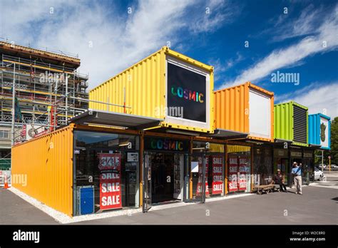 New Zealand South Island Christchurch Restart Shopping Mall Built