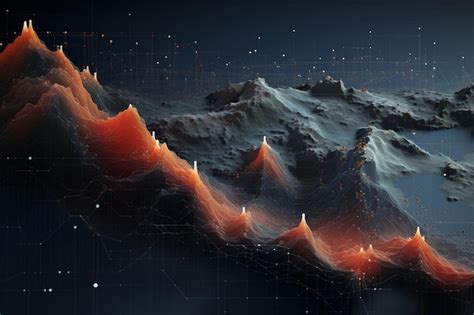 Premium Photo Tech Terrain Mapping The Landscape Of Data