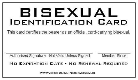 Bisexual Id Card Rbisexual