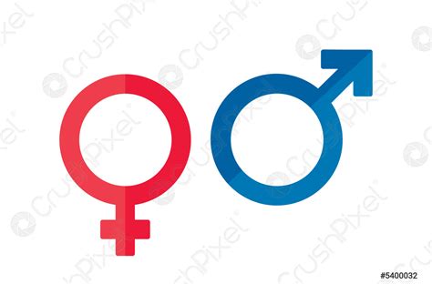 Gender Icon Symbol Vector Illustration Stock Vector 5400032 Crushpixel