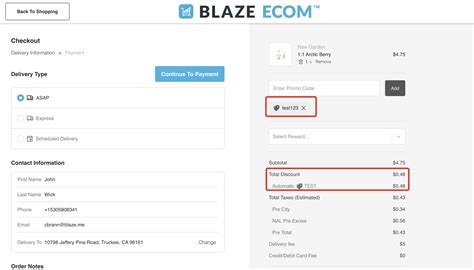 Ecom Redeeming Coupon And Promotional Codes