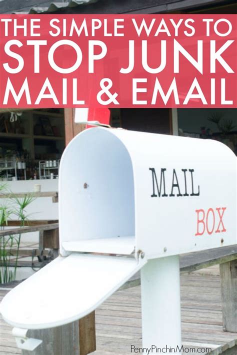 How To Stop Getting Junk Mail Penny Pinchin Mom