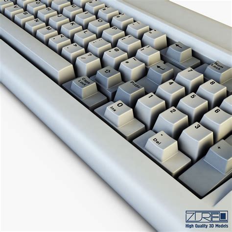 Ibm 5150 키보드 3d 모델 19 Max Fbx Obj Unknown Free3d
