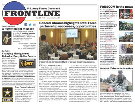 U S Army And U S U S Army Forces Command Forscom