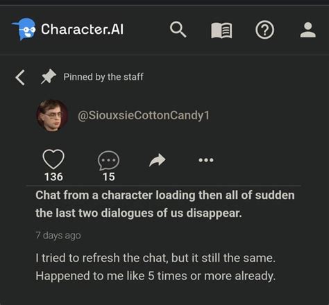 Characters Text Keeps Getting Deleted Rcharacterai