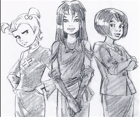 Scooby Doo Hex Girls Coloring Pages