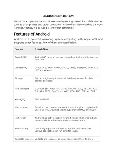 android description pdf java programming language eclipse software