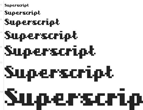 Free Font Superscript By Sven Stüber